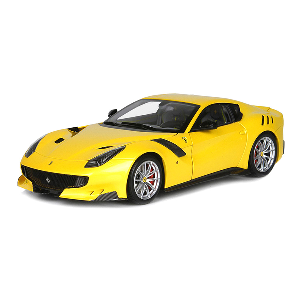 Автомодель Bburago Ferrari F12TDF желтая 1:24 (18-26021/18-26021-1)