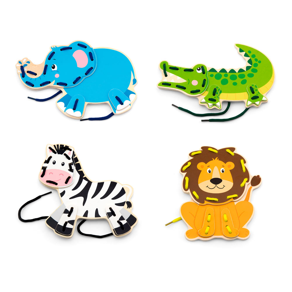 Шнуровка Viga Toys Дикие животные (51326)