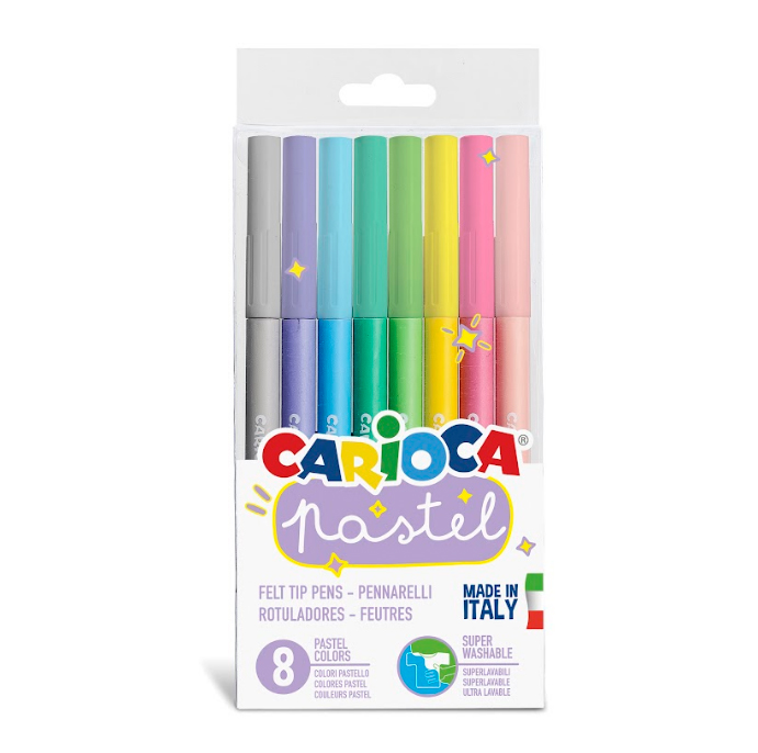 Фломастеры Carioca Pastel 8 цветов (43032) купить в Киеве, Украине по ...