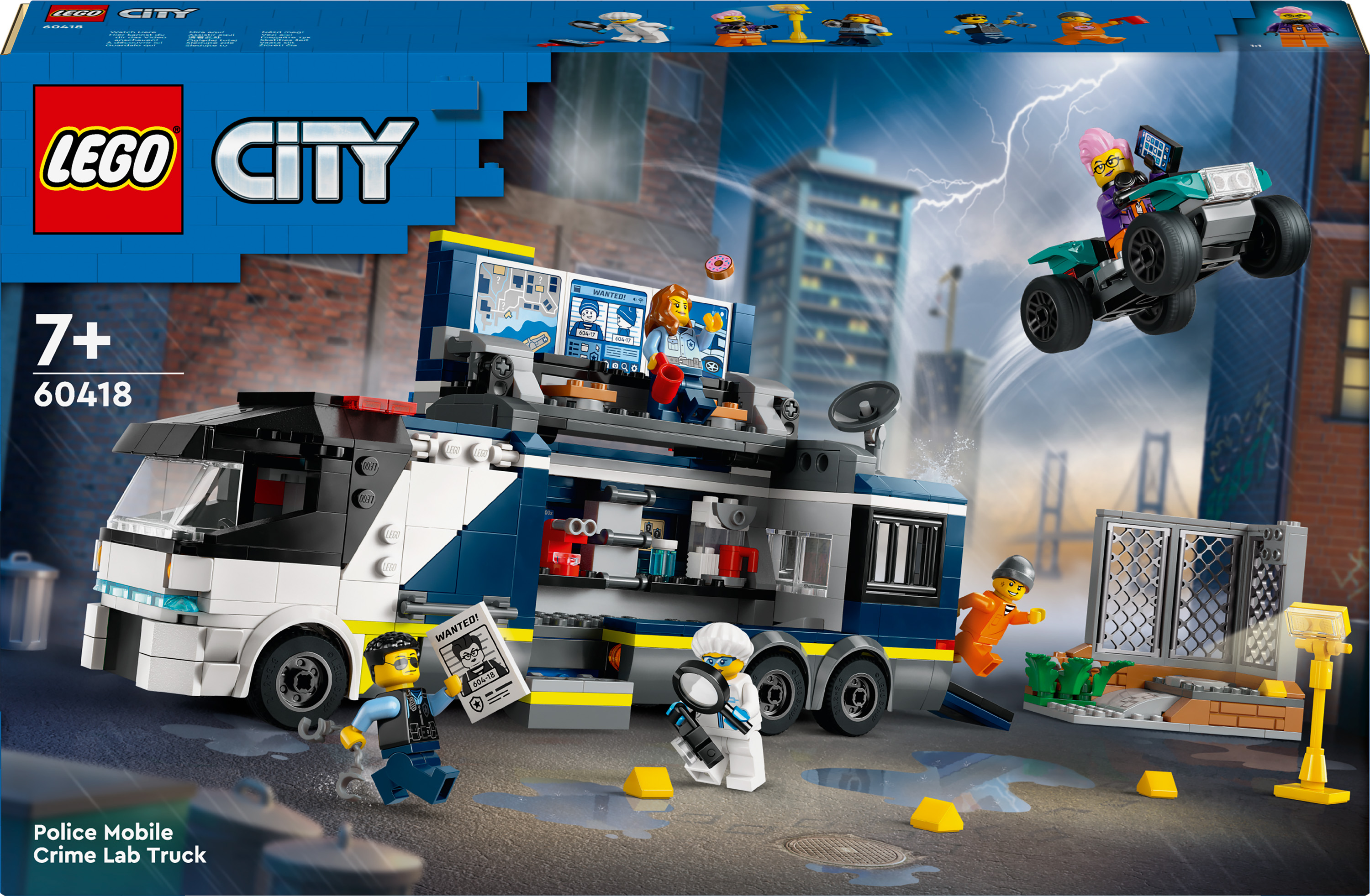 Конструктор LEGO City Пересувна поліцейська криміналістична лабораторія ...