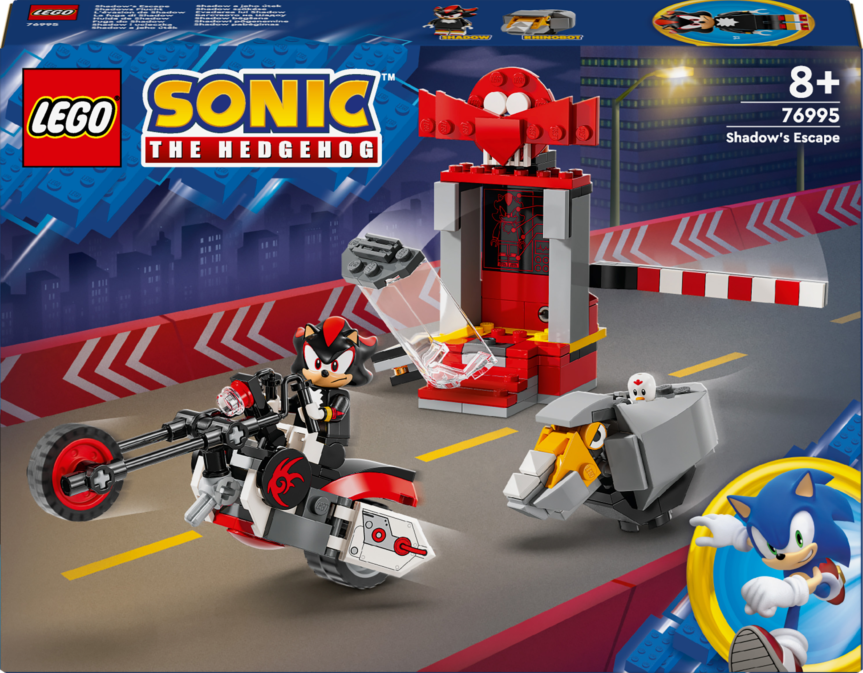 Конструктор LEGO Sonic Їжак Шедоу. Втеча (76995) купити в Києві ...