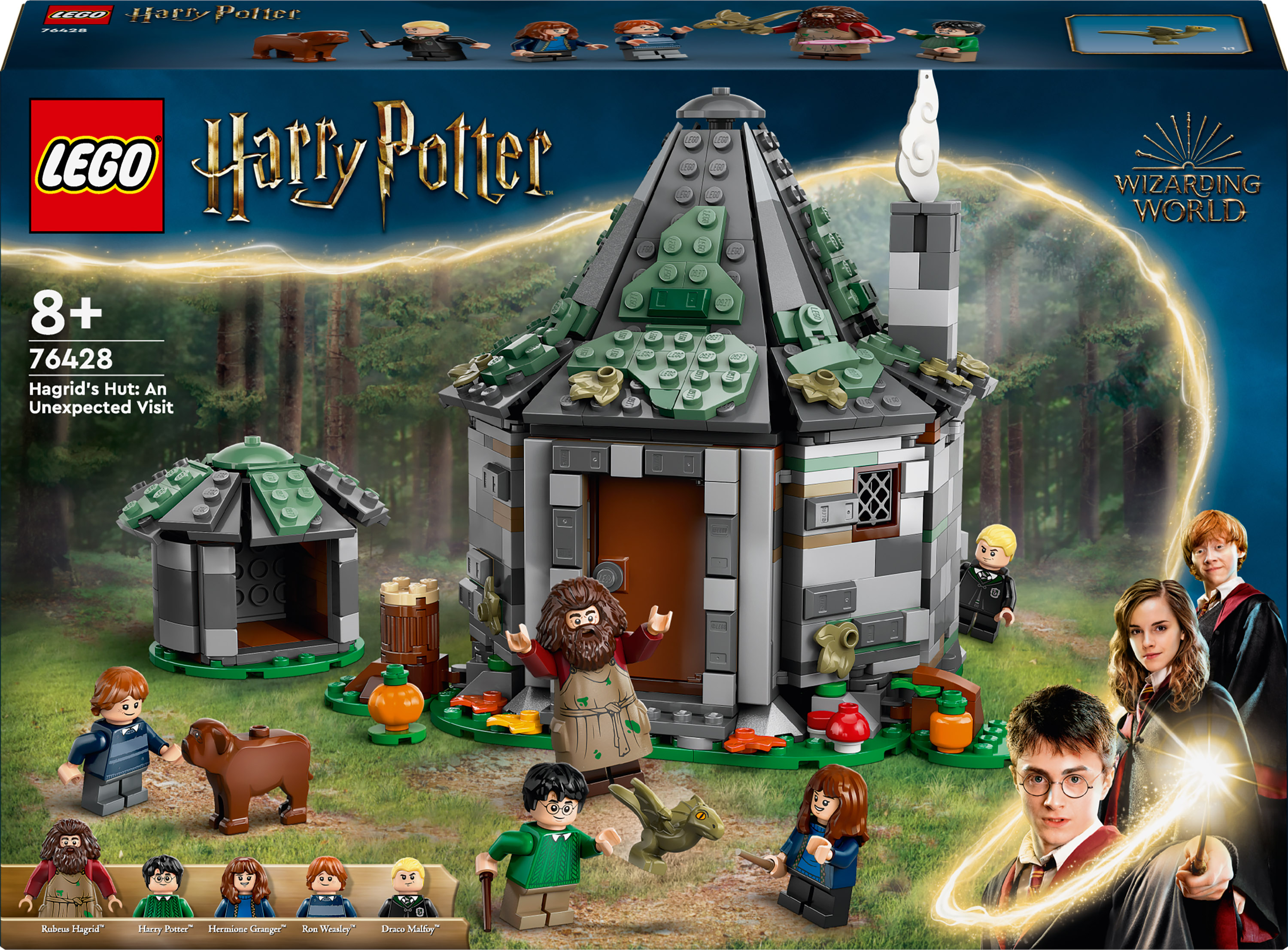 Конструктор LEGO Harry Potter Хатинка Геґріда: Несподівані гості (76428 ...