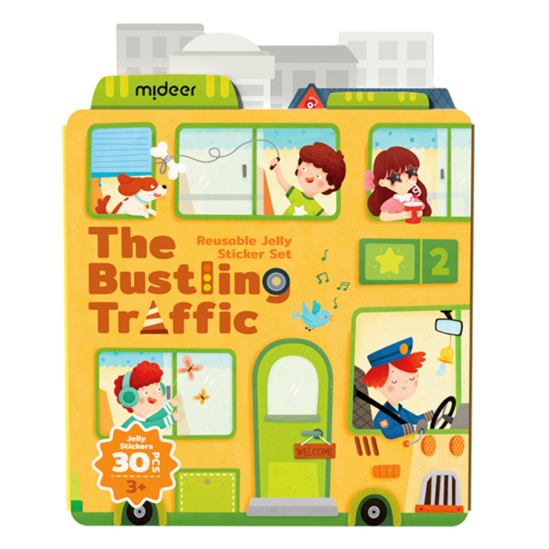 Багаторазові наліпки Mideer Транспорт (MD1245) купити в Києві, Україні ...