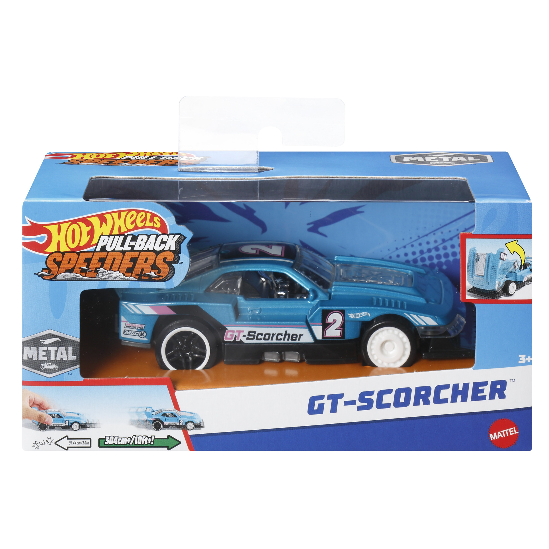 Автомодель Hot Wheels Pull-back speeders GT-Scorcher (HPR70/12) купити ...