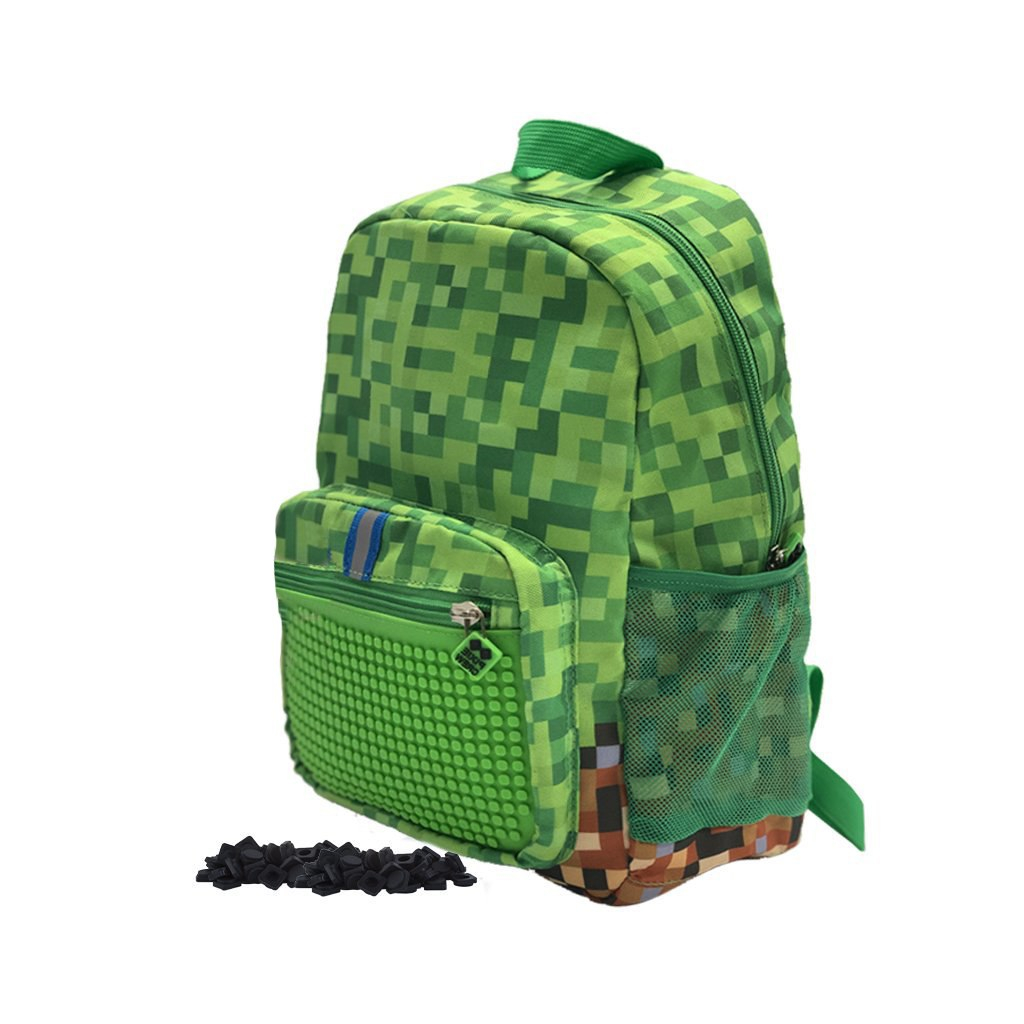 Рюкзак Pixie Crew Minecraft с пикселями зеленый (PXB-18-95) купить в ...