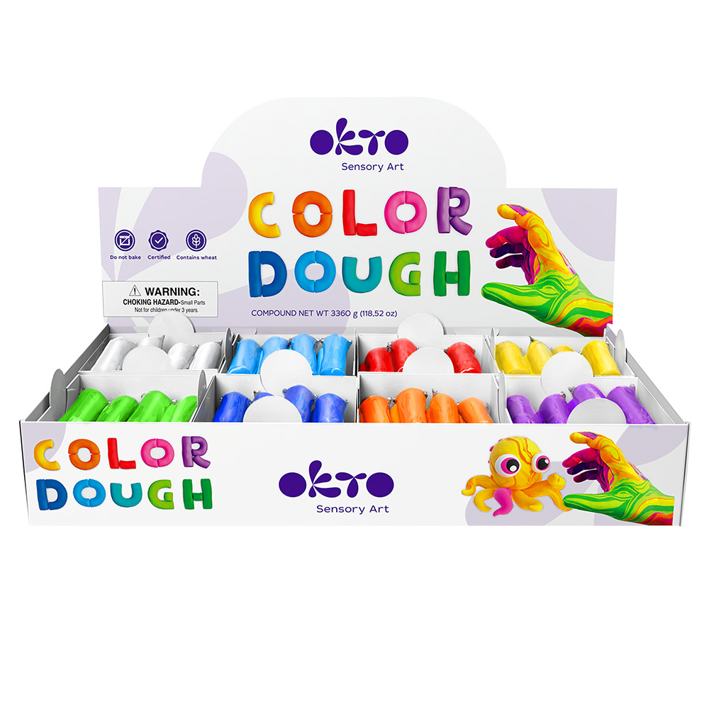 Тесто для лепки ОКТО School supplies 8 цветов (20005) купить в Киеве ...
