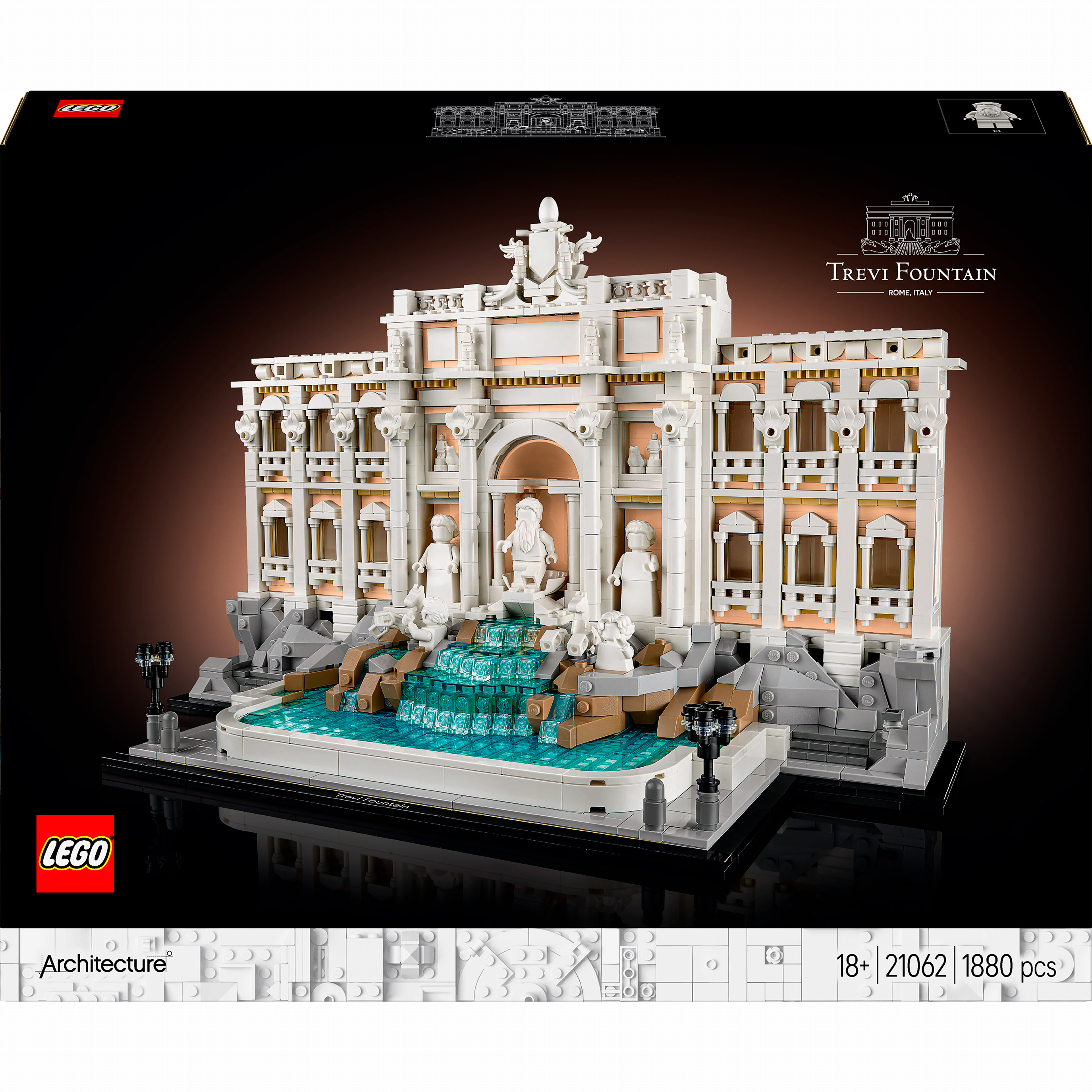 Конструктор LEGO Architecture Фонтан Треві (21062) купити в Києві ...