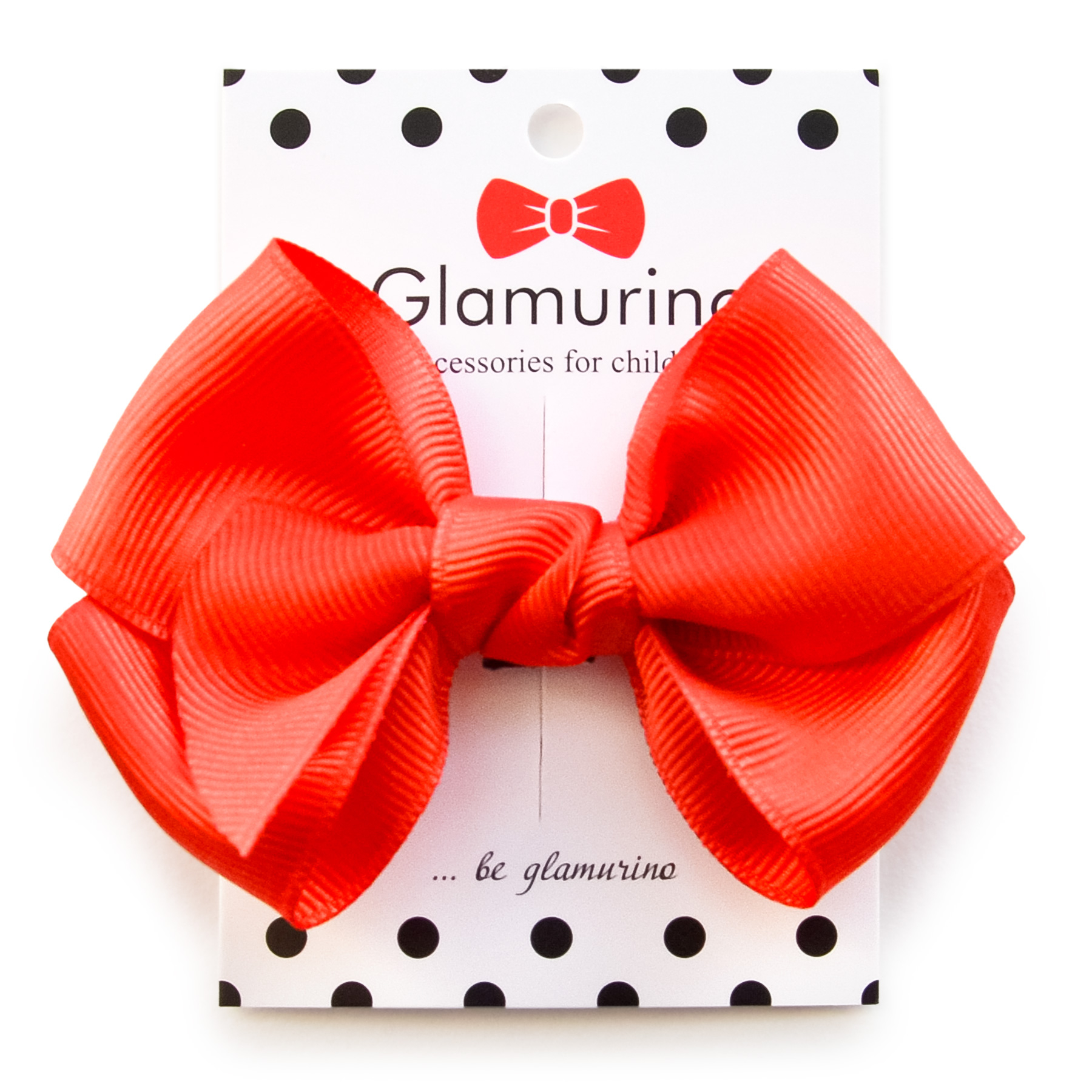 Бантик Glamurino Lera L красный (2241.4)