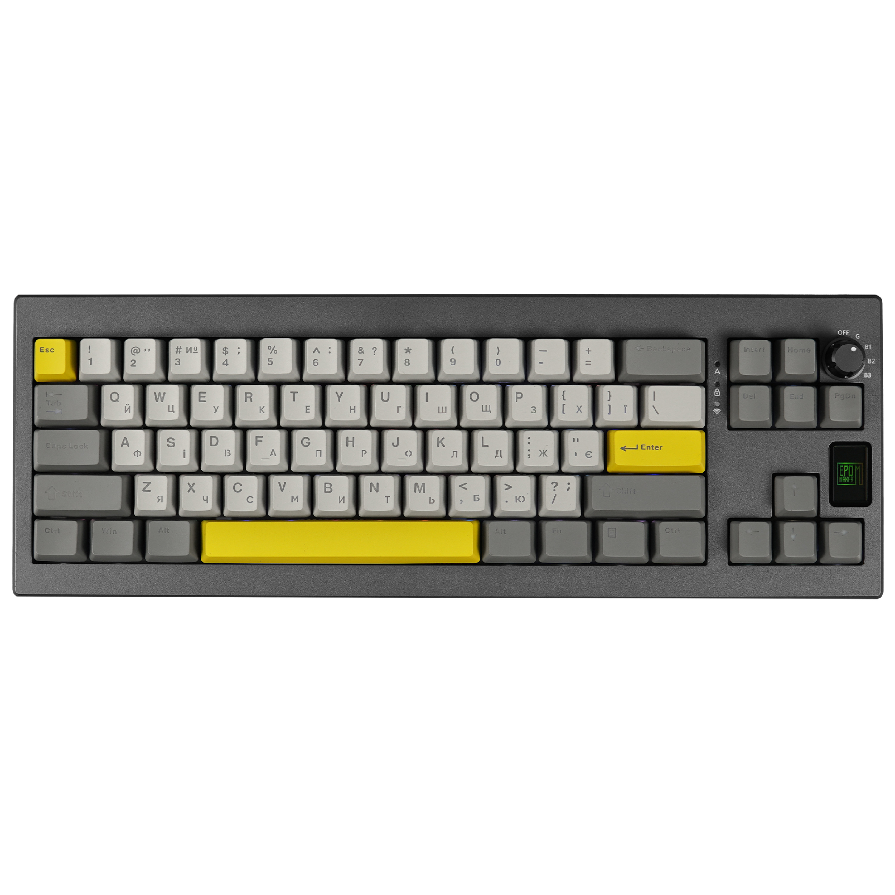 Клавиатура Epomaker Shadow-X 70% Flamingo Switch Hot-Swap LCD Screen ...