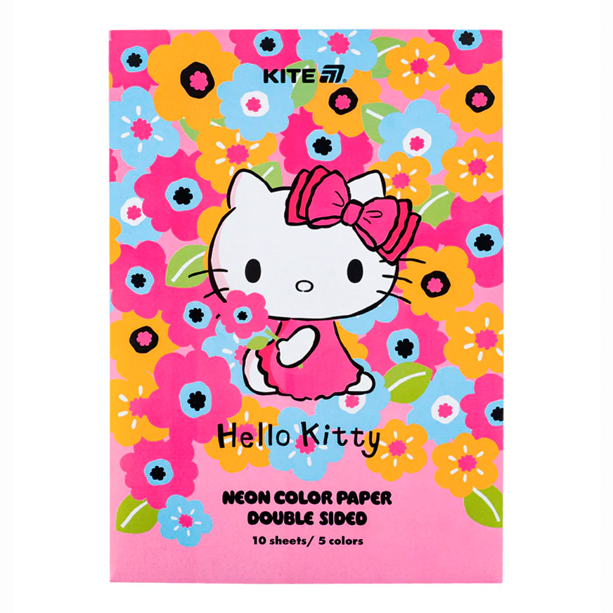 Папір кольоровий Kite Hello Kitty 10 аркушів A4 (HK24-252-1) купити в ...