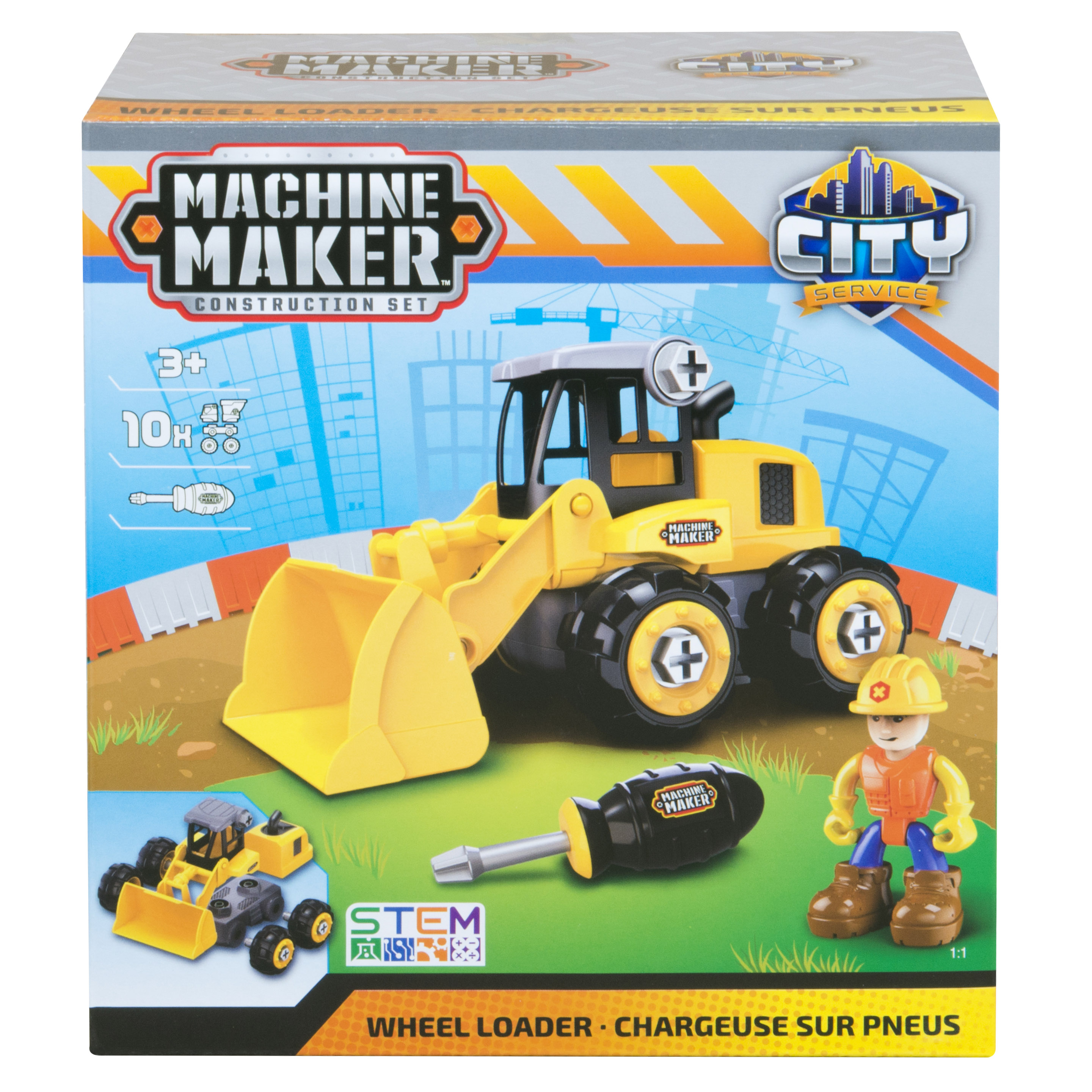 Конструктор Machine maker Junior builder Навантажувач (40010/1) купити ...