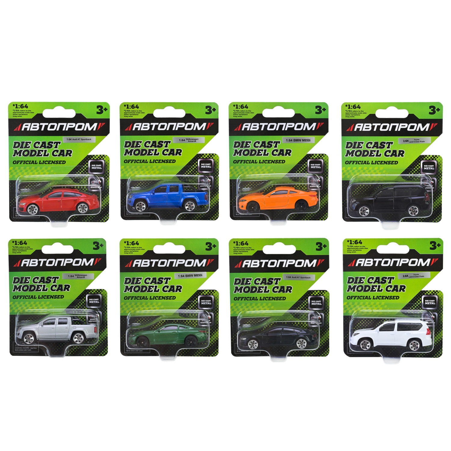 Автомодель Автопром 1:64 в асортименті (AP6404)