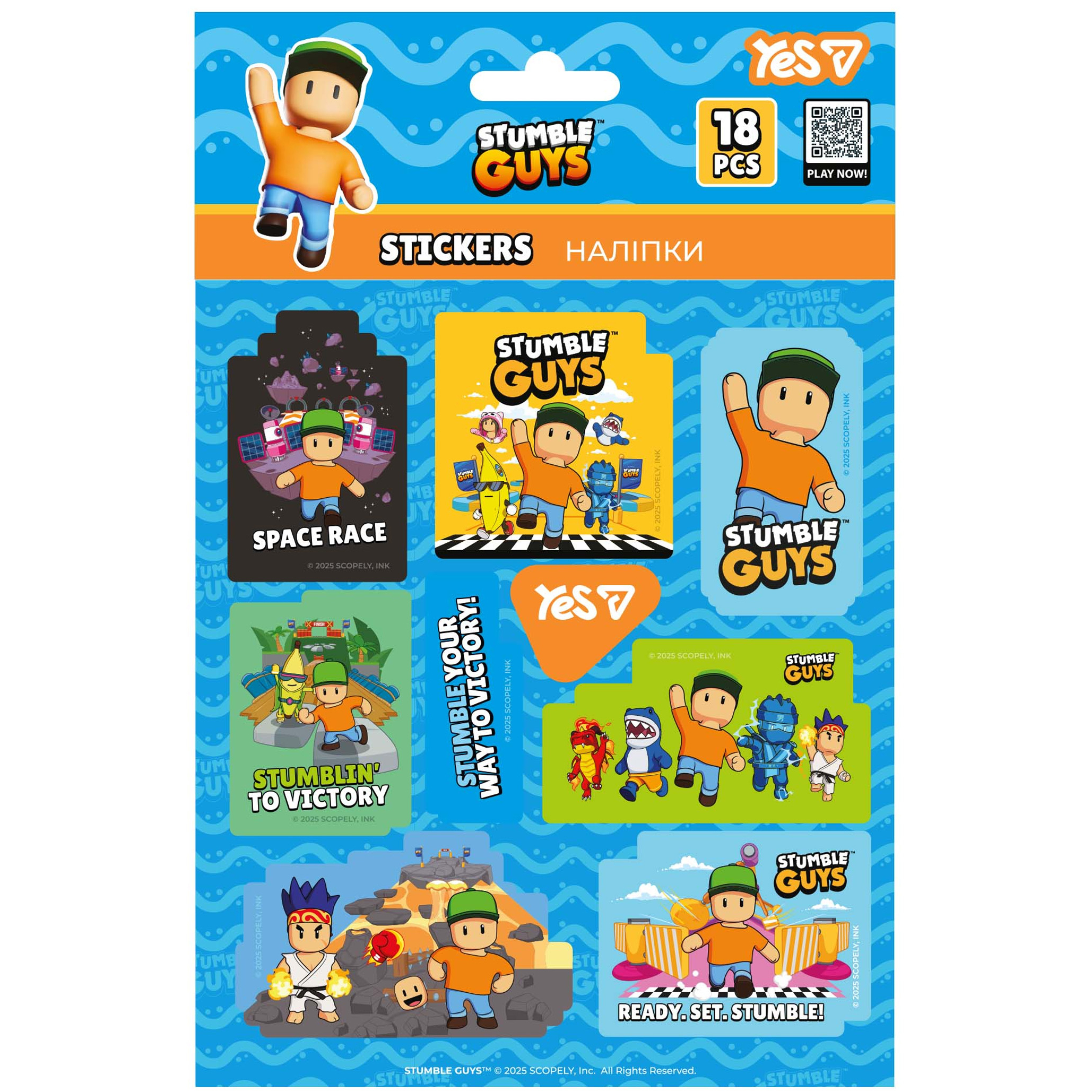 Наліпки Yes Stumble Guys (955413) купити в Києві, Україні за вигідною ...