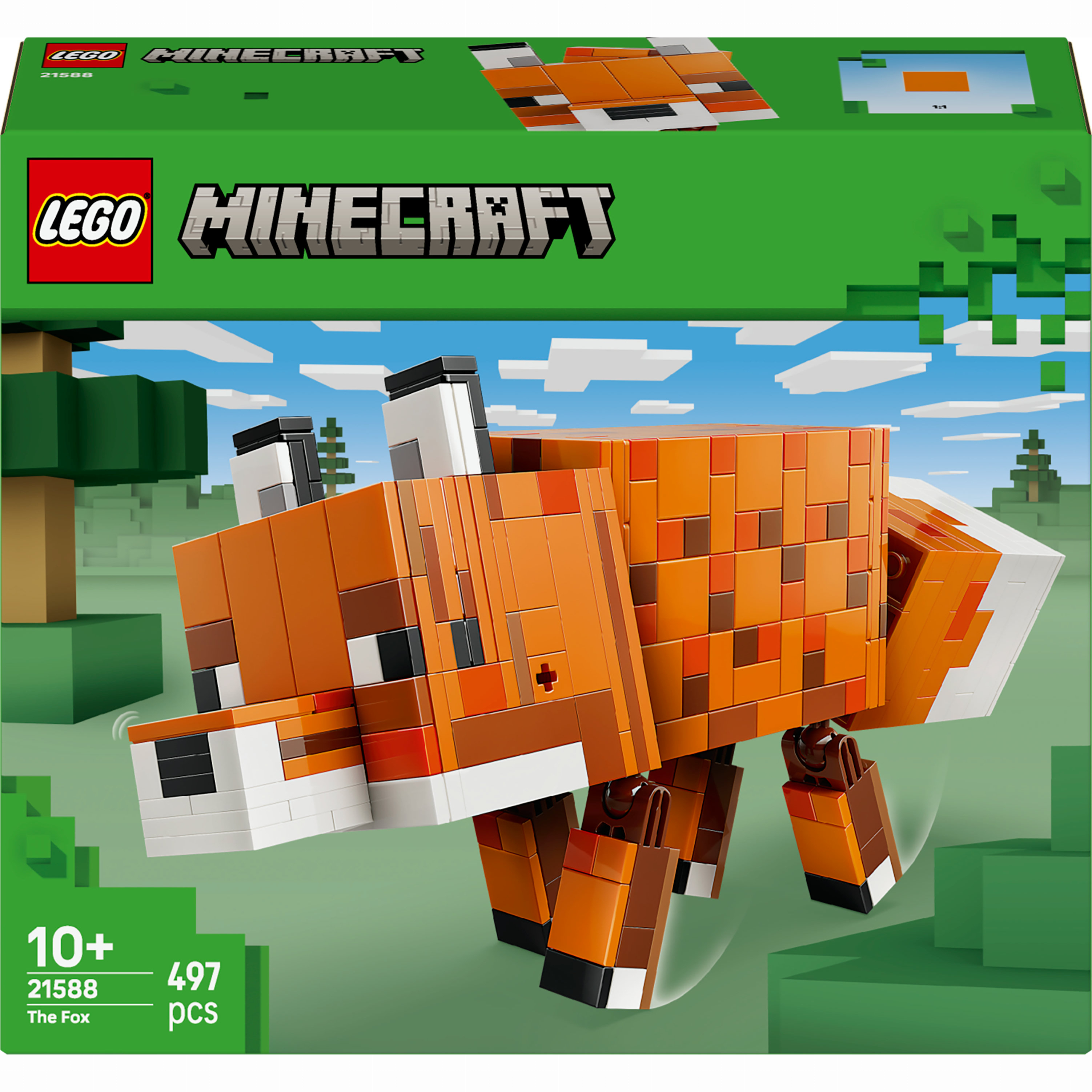 Конструктор LEGO Minecraft Лисиця (21588) купити в Києві, Україні за ...