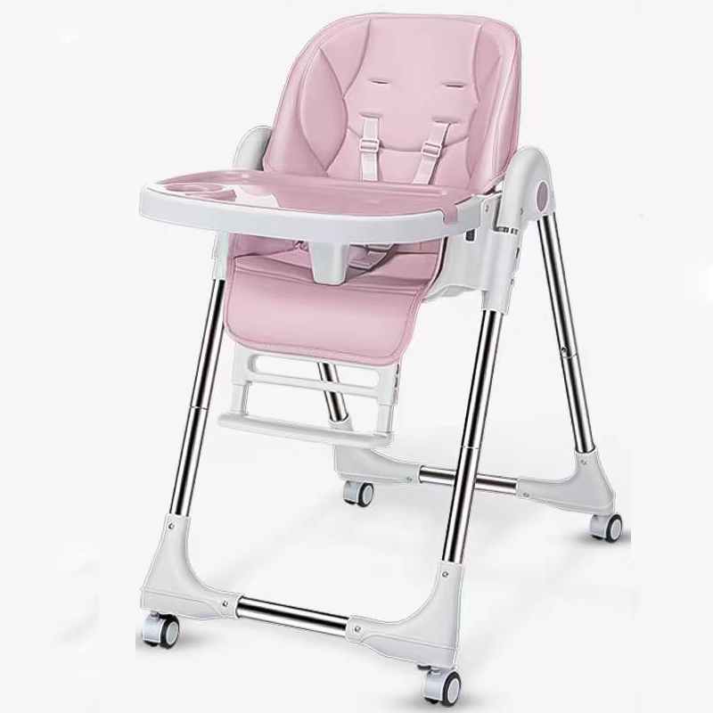 Дитячий стільчик-шезлонг для годування IBS 2 в 1 94х56х70 см Pink ...